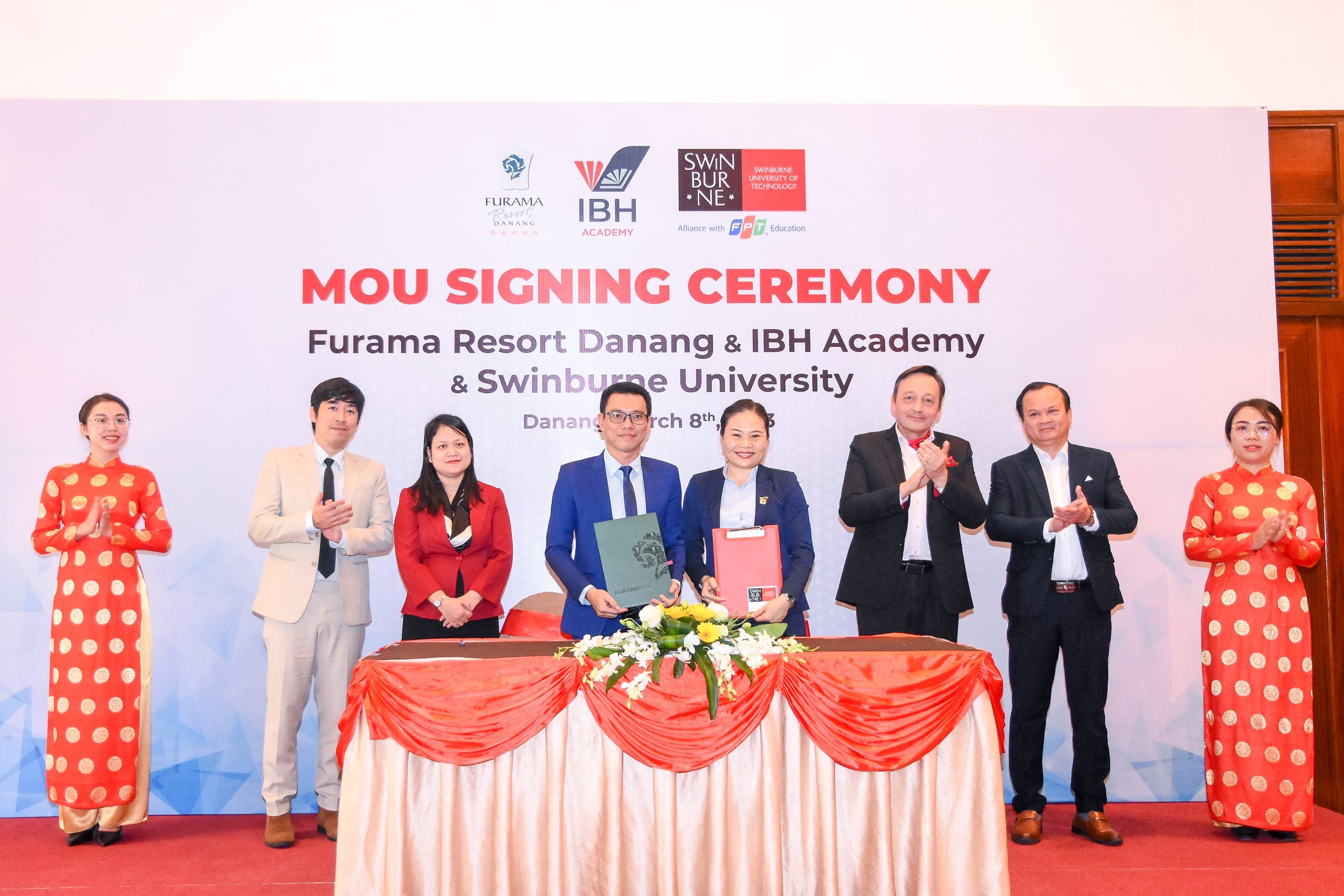 MOU SIGNING CEREMONY BETWEEN THE IBH ACADEMY, FURAMA RESORT DANANG AND ...